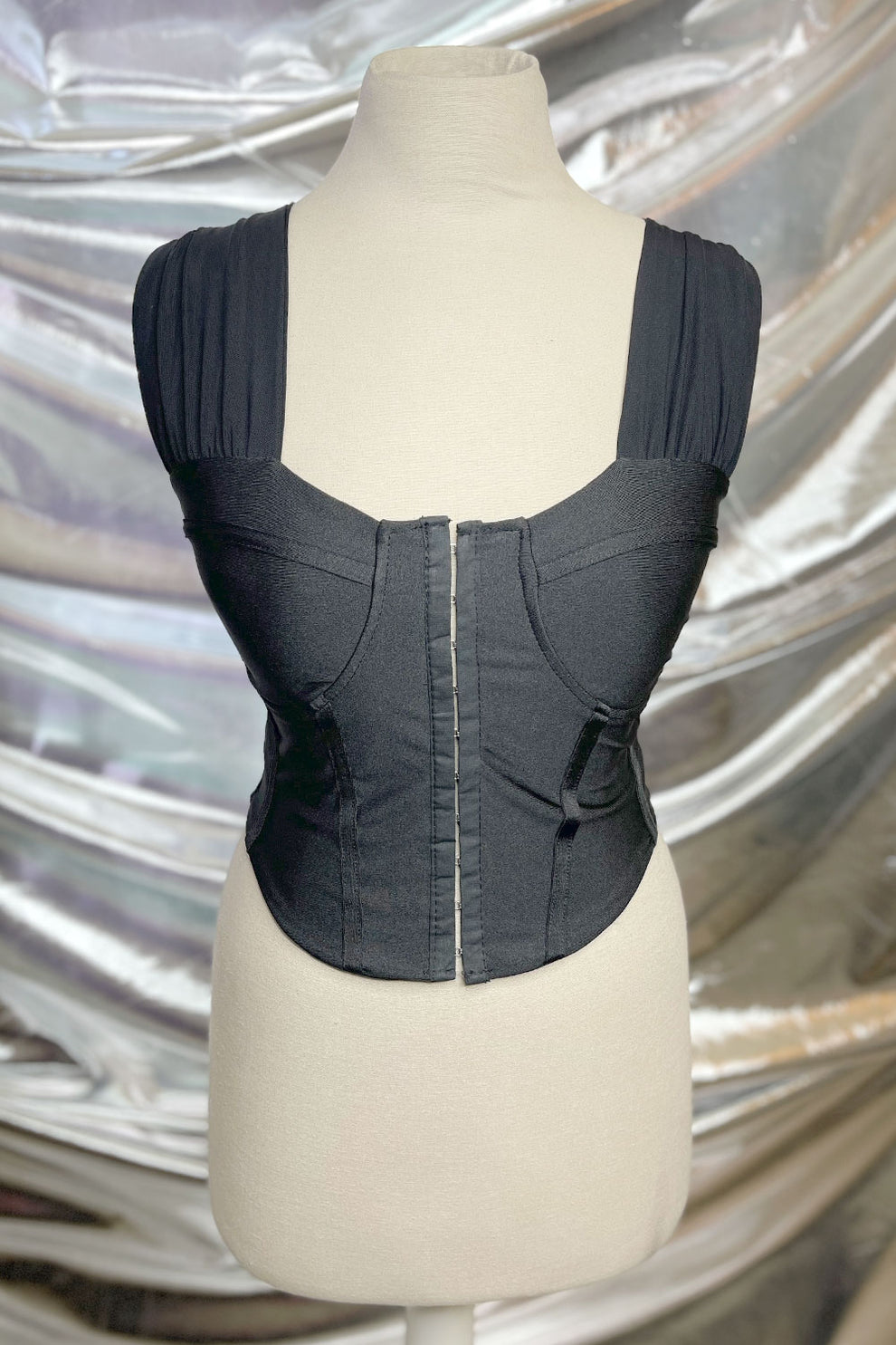 PAMELA CORSET TOP – BLACK + MOON