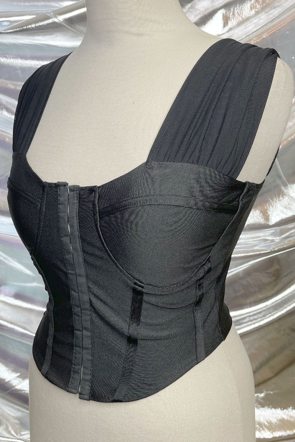 PAMELA CORSET TOP – BLACK + MOON